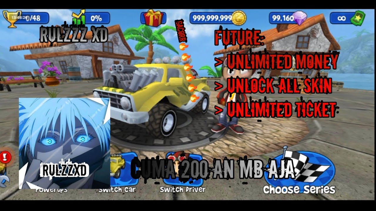 Review Game Beach Buggy Buggy Racing Mod Apk [UNLIMITED MONEY] - YouTube