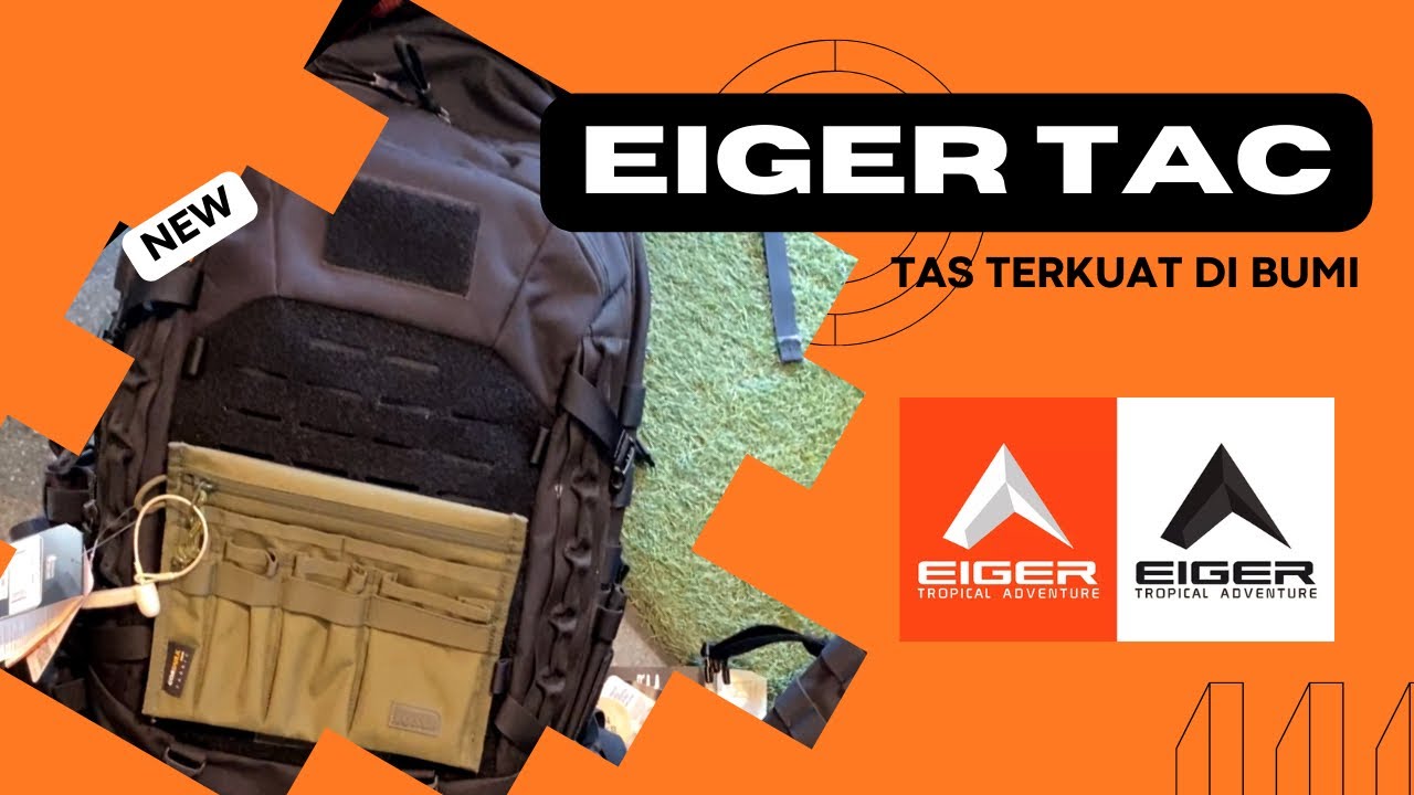 Tas EIGER TACTICAL Mode TAS TERKUAT DI BUMI GRESS ASSAULT LAPTOP 14" BACKPACK 30L TAS TACTICAL ...