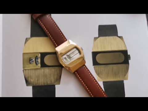 Swiss vintage watch Samska jumping Hour movement Lorsa 238 1970's - YouTube