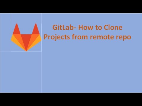 Clone project from GitLab - YouTube