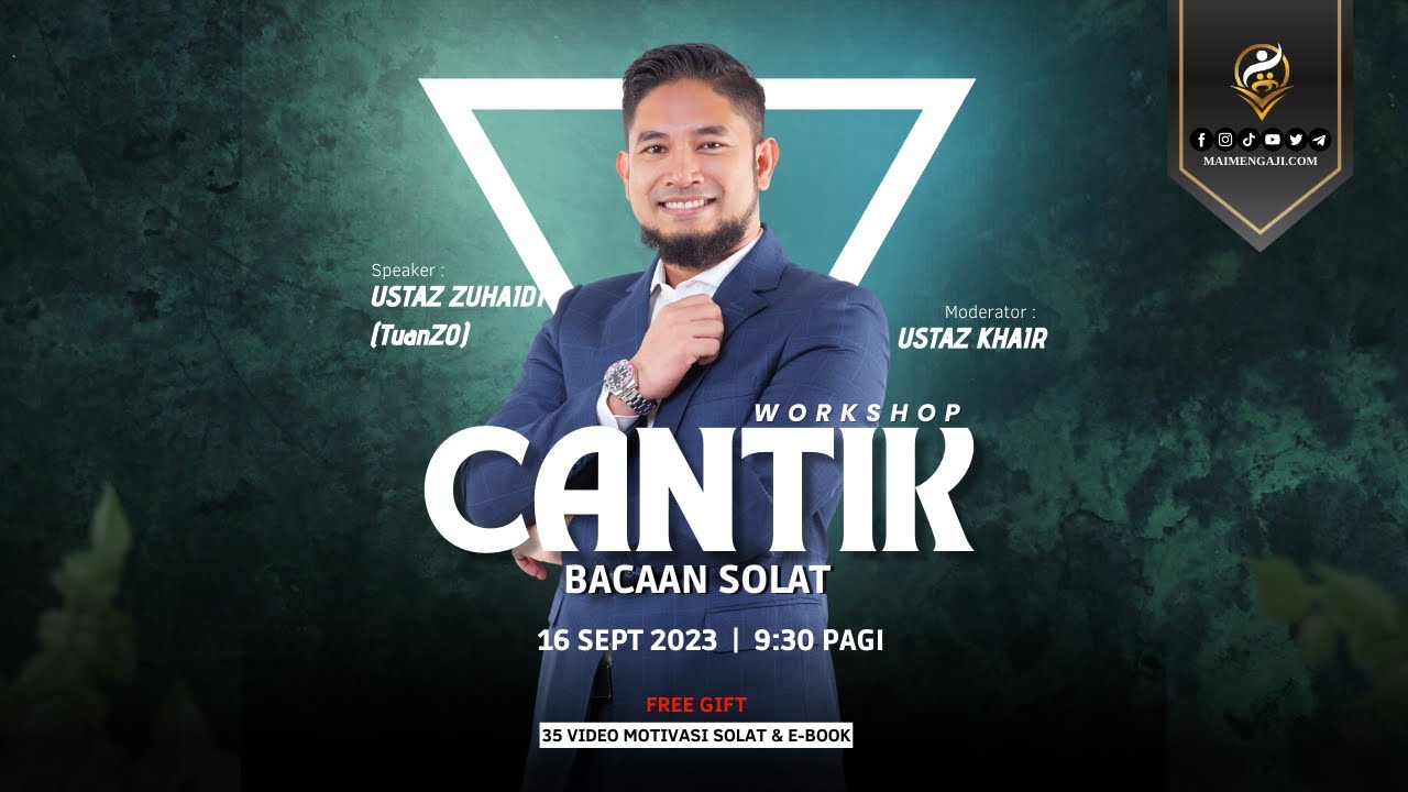 [Workshop CBS ] Workshop Cantik Bacaan Solat - YouTube