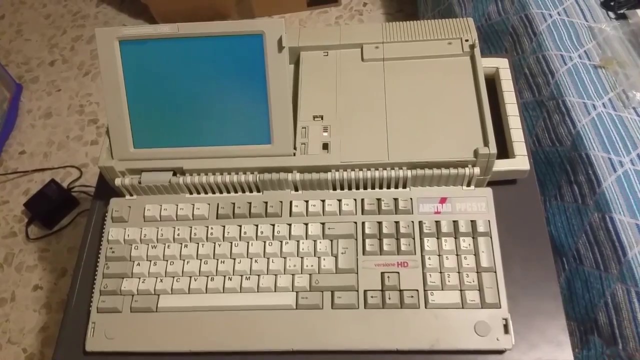 AMSTRAD PPC512 HD Retrocomputer Unboxing - YouTube