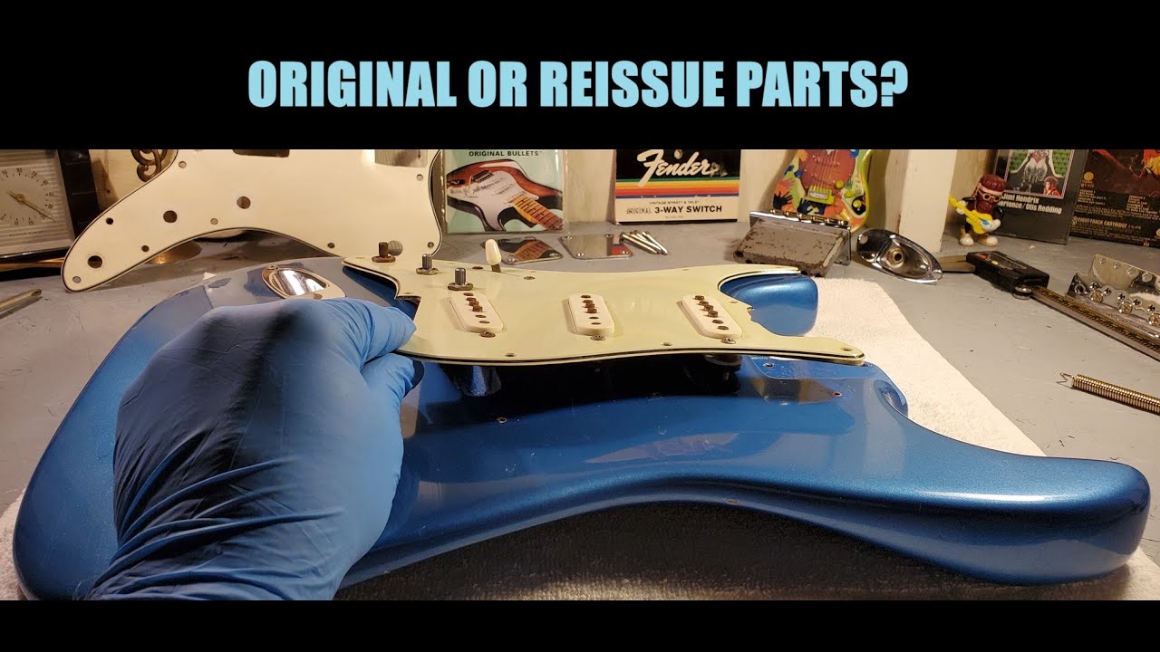 What Parts Are Inside This Original 1960 Fender Stratocaster Parts ...