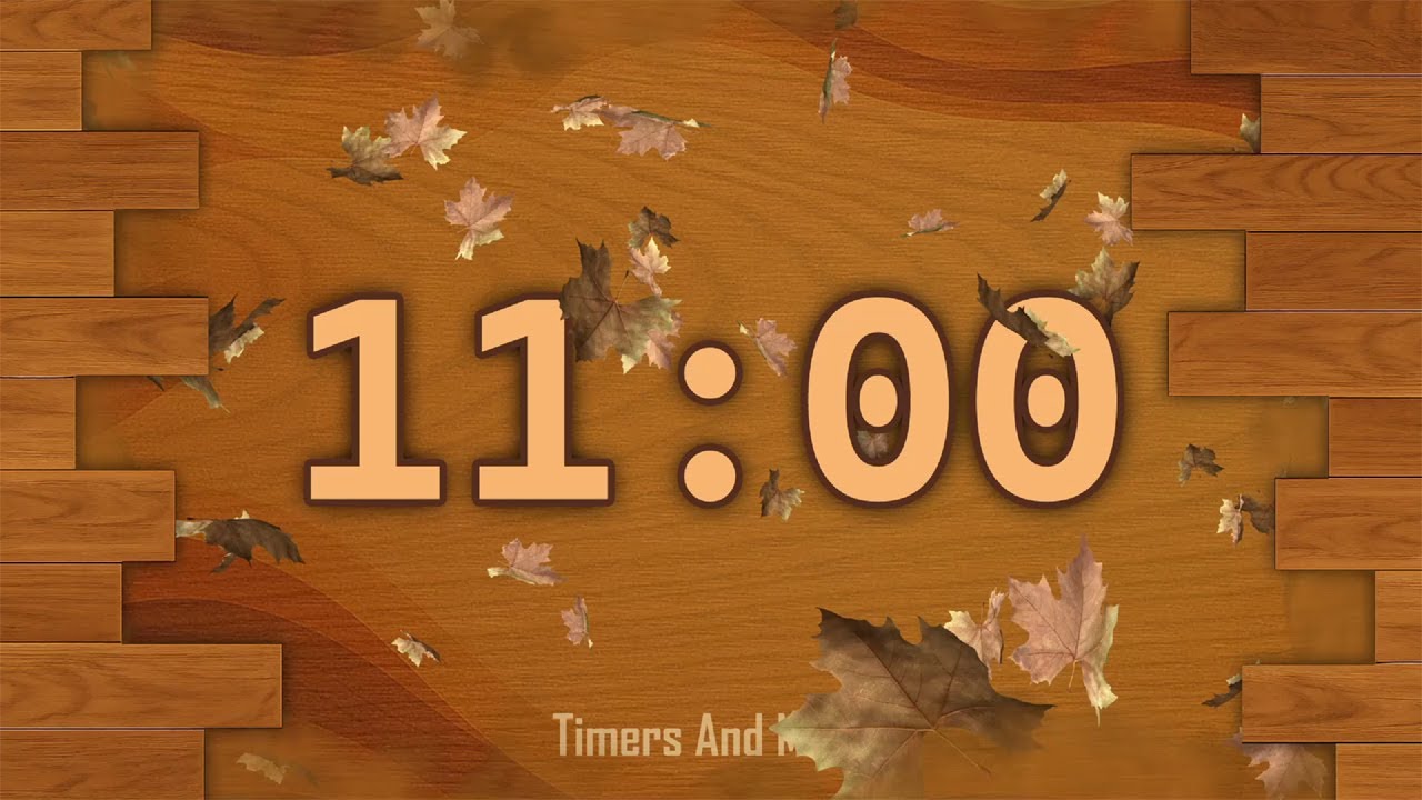 11 Minute Silent Autumn Timer 🍂 – Focus & Study Countdown - YouTube