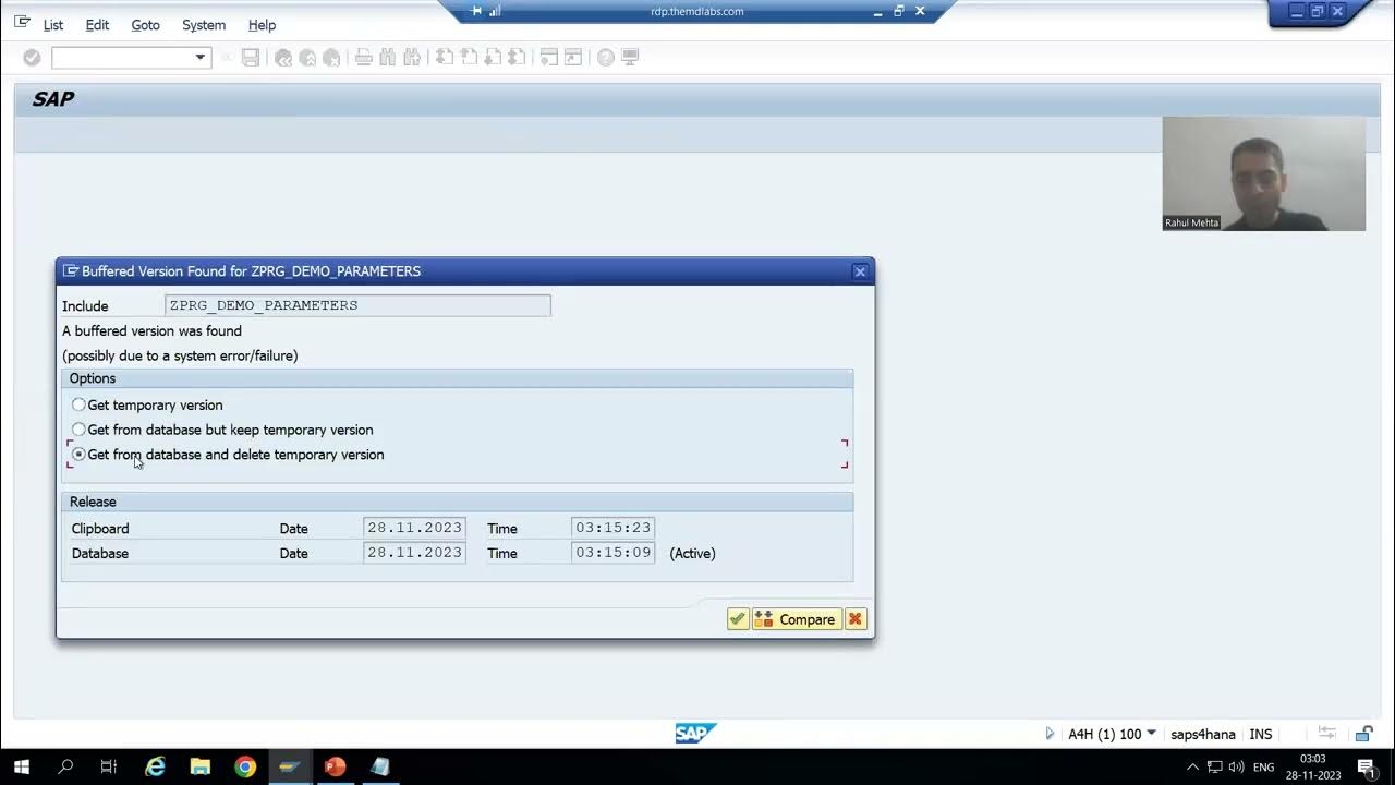 80 - ABAP Programming - Selection Screen - Creation of LINE and COMMENT Part2 - YouTube
