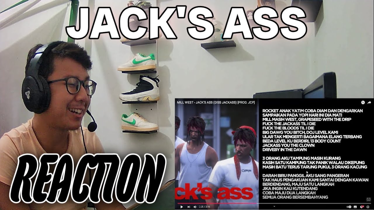 REACTION MILL WEST - JACK'S ASS (DISS JACKASS) [PROD.JCP] - YouTube