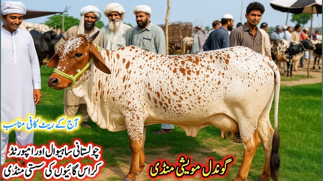 Gondal Mandi New update 22 july 2025!Low and Middle Prices MilkingCows ...