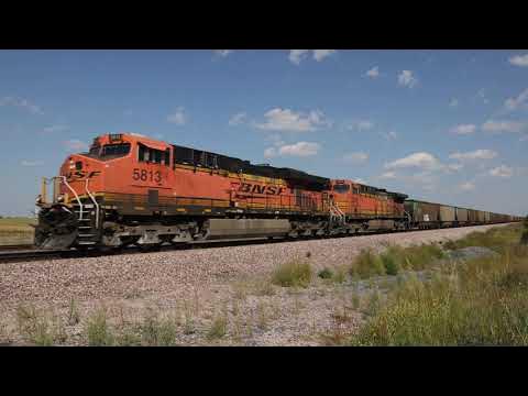 BNSF 5813 West - YouTube