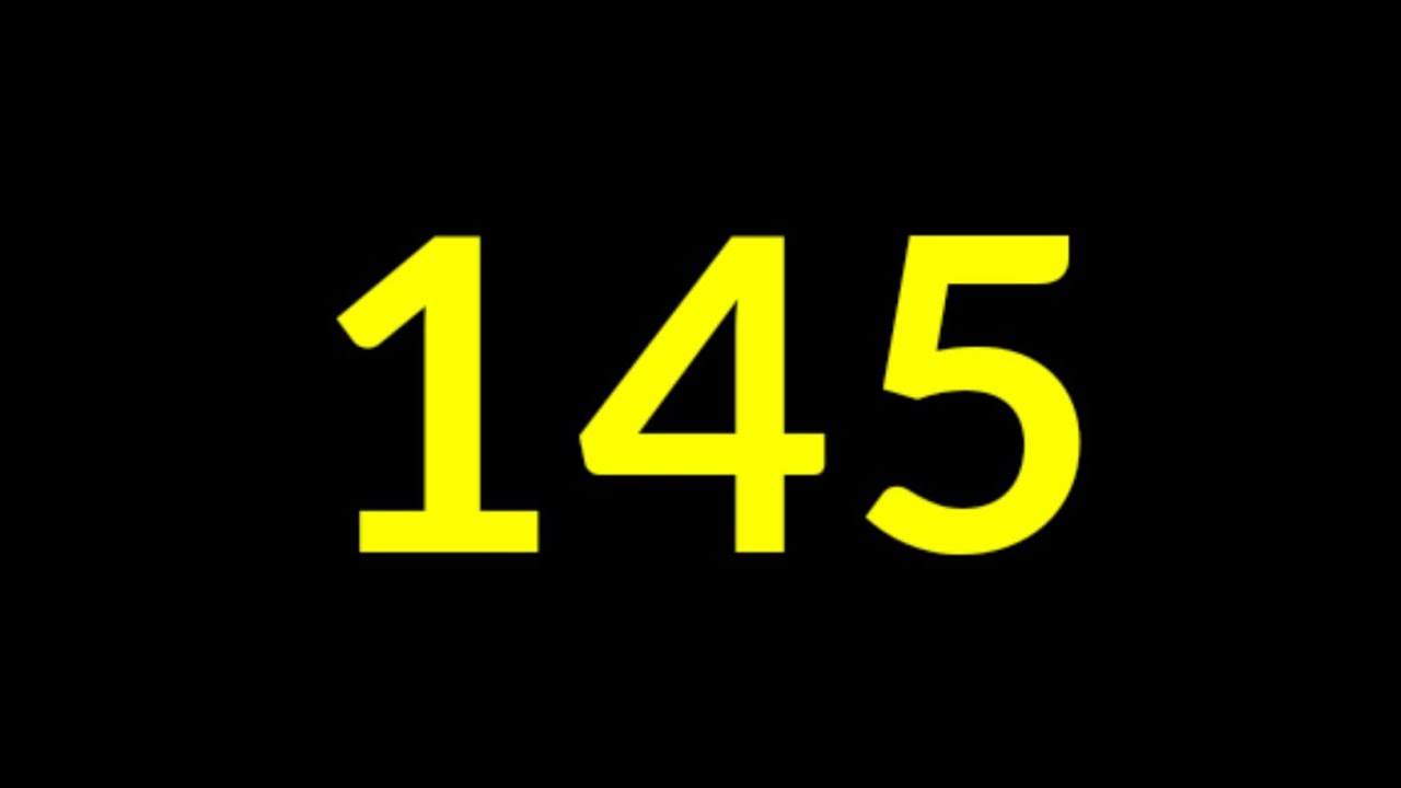 145 Second Countdown Timer With Sound Effect - YouTube