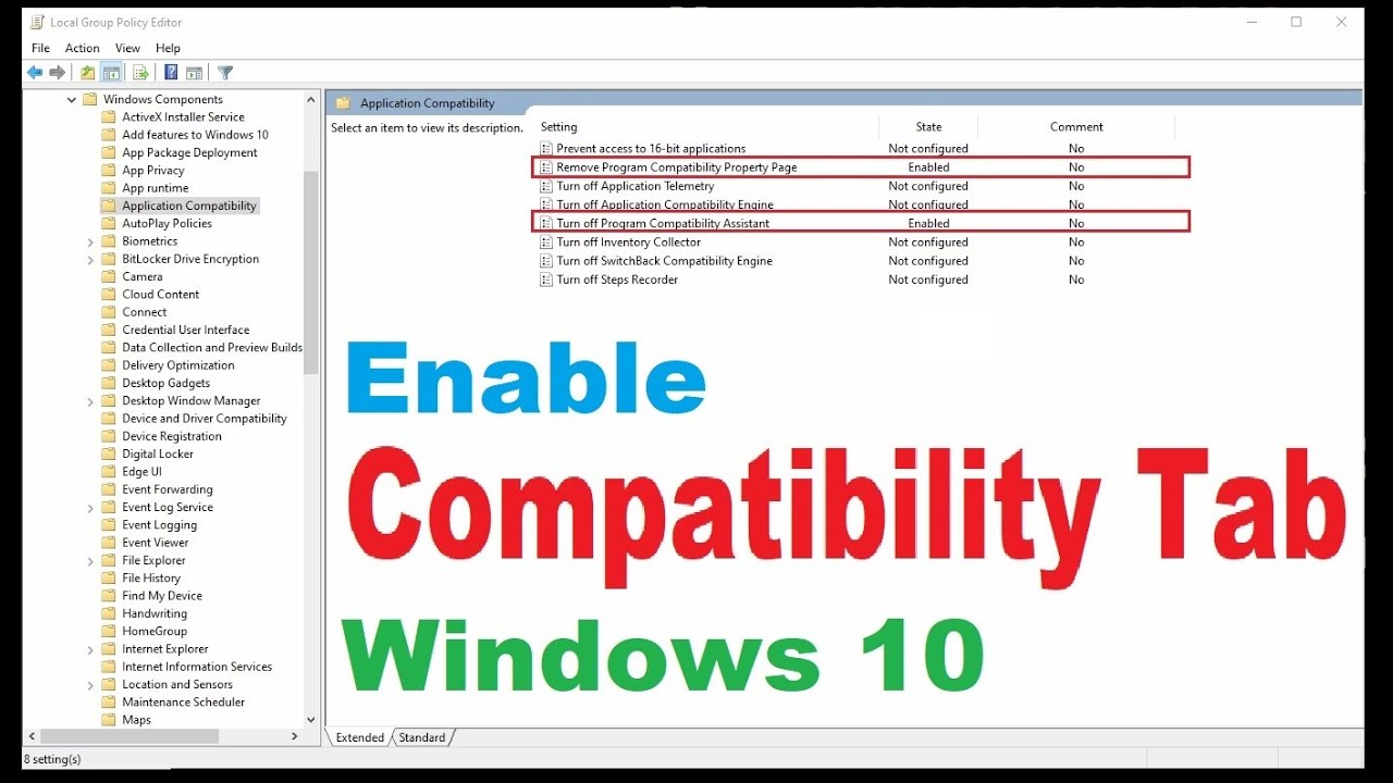 Compatibility Tab Windows 10 Running Ms Dos Lisa Scheduling Software on ...