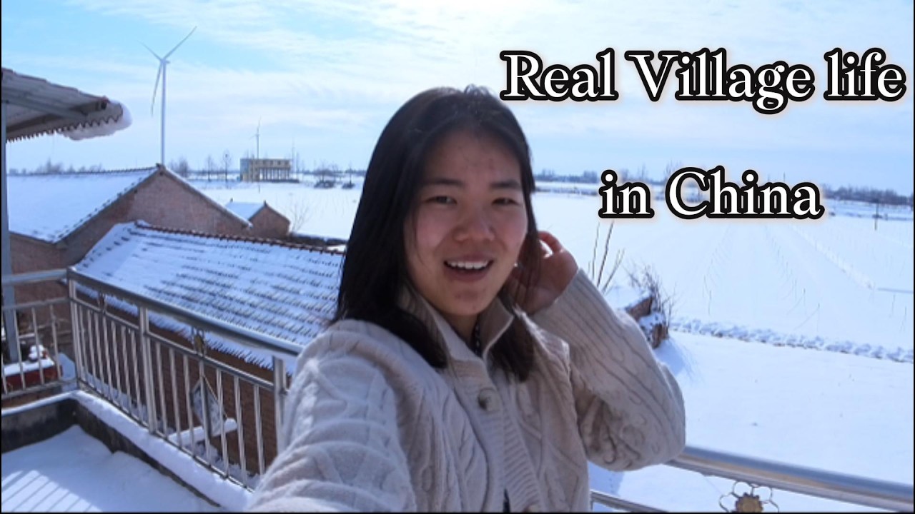 Real Villiage Life in China| Winter in my Samll villiage in north China ...