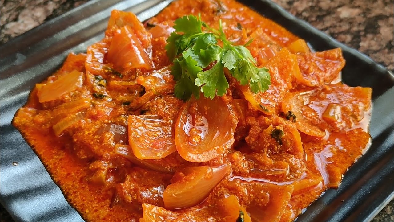 dahi pyaz ki sabzi || easy and quick curd curry 🤤🍛 - YouTube