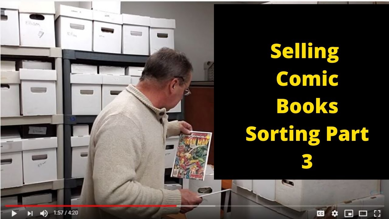 How To Sell Comic Books, Sorting Comics Part 3 - YouTube