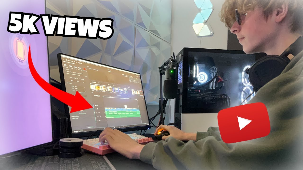 A Day In The Life For A Small High School Streamer! - YouTube