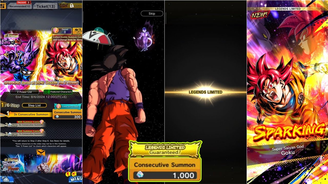 How To Get Lf Super Saiyan God Goku Guaranteed Summon Trick | 6th Anni ...