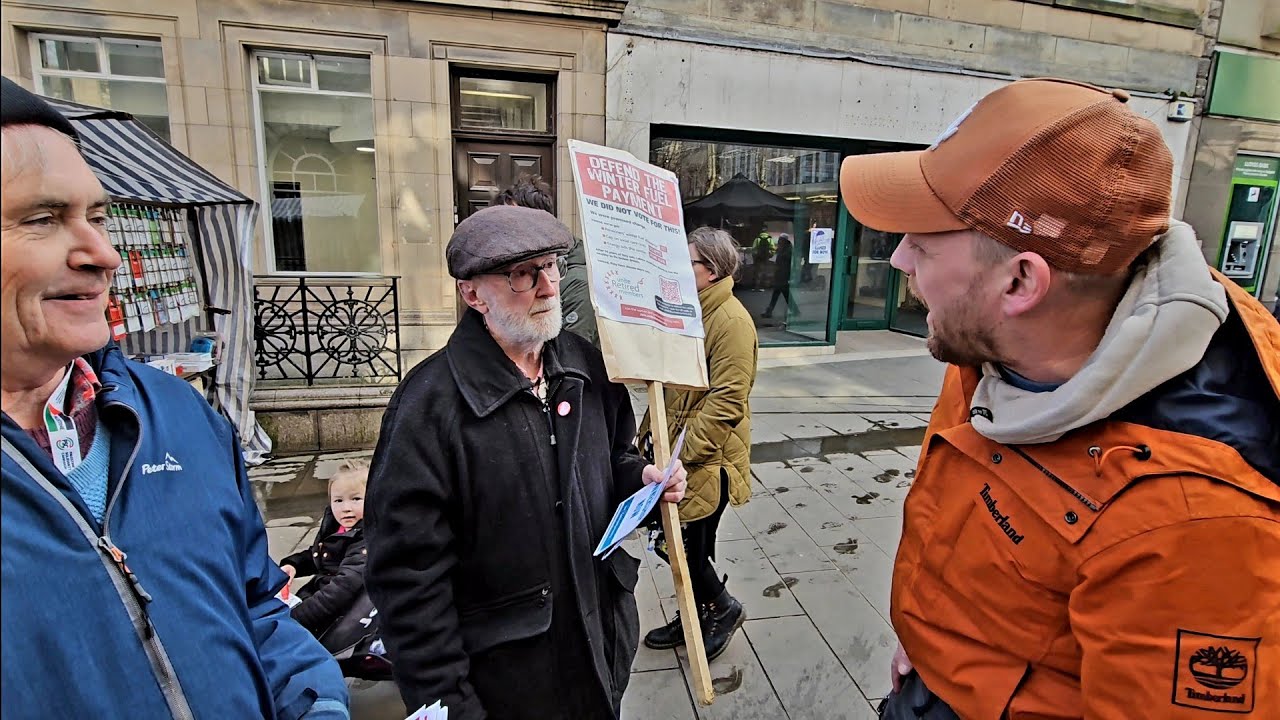 Englishman Tears Into Lefties & Chases Crackie Away - YouTube