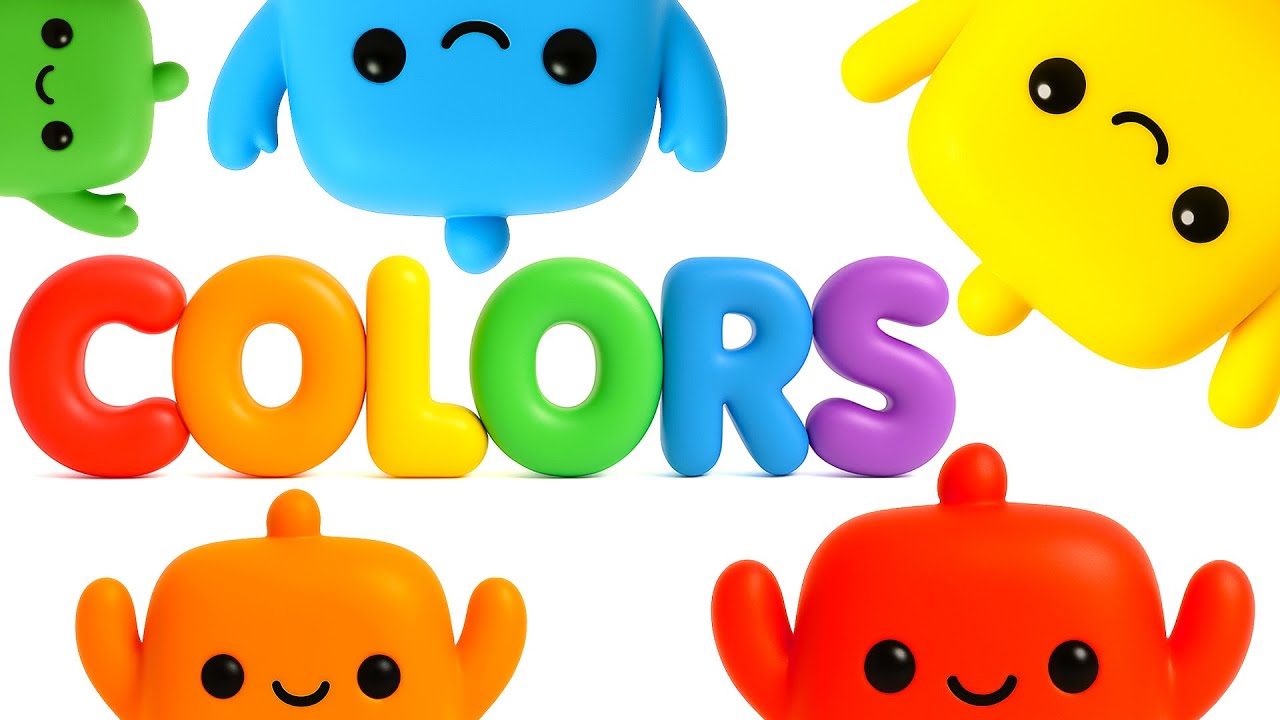 Learn Colors with Blobbies Song for Kids - YouTube
