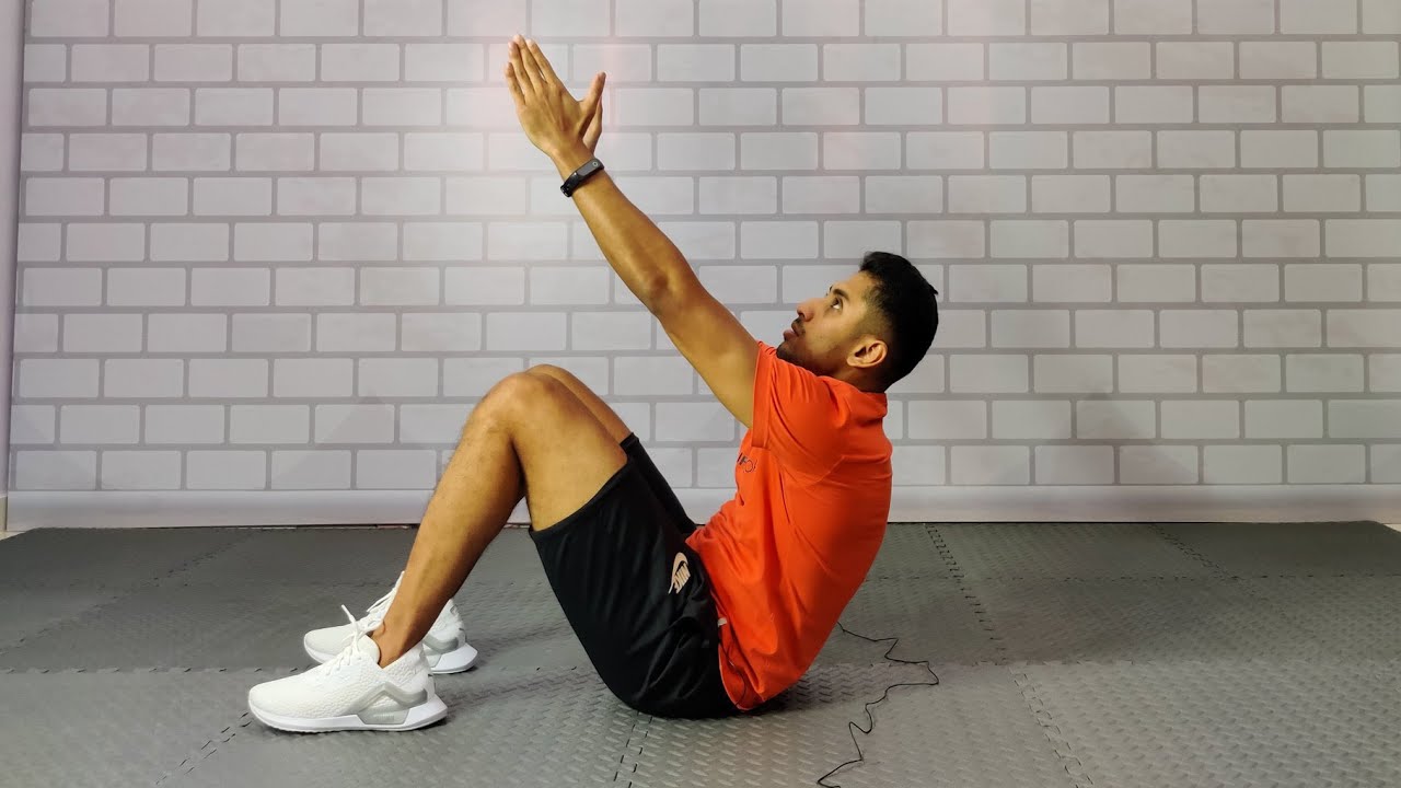STRAIGHT ARM SIT UP - YouTube