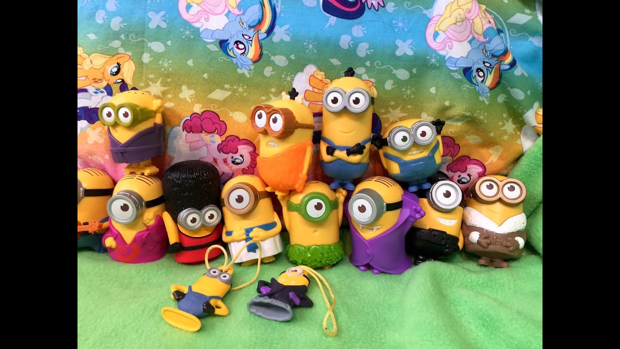 2015 McDonald's Minions Movie Happy Meal Toys Full Set Talking Swearing ...