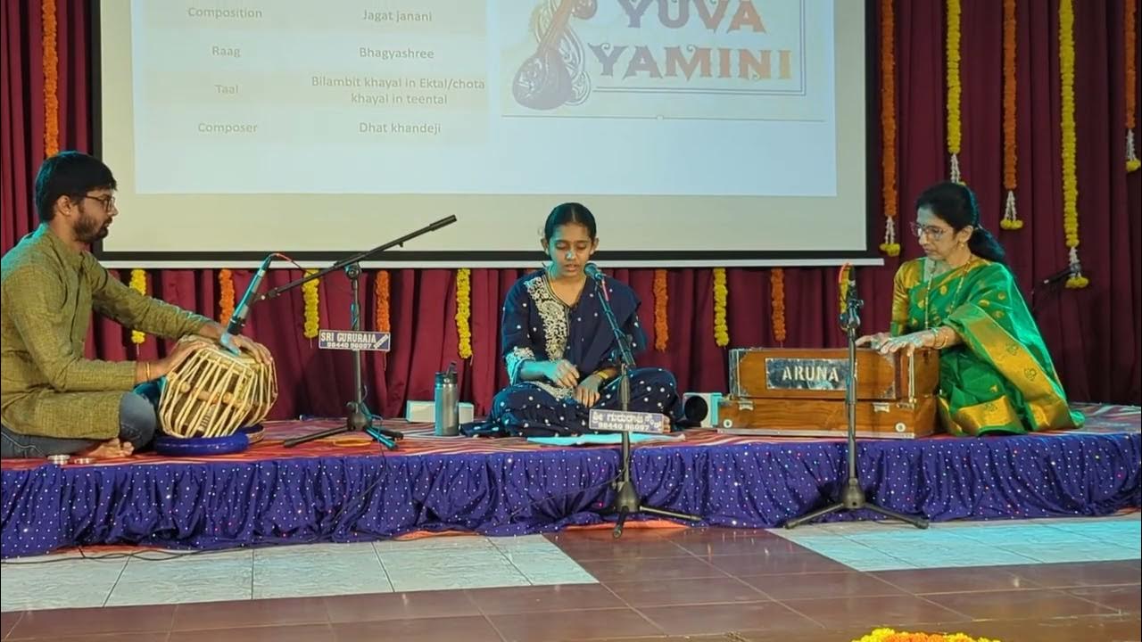 Aahana singh | Raag Bageshri | Yuva yamini 2023 - YouTube