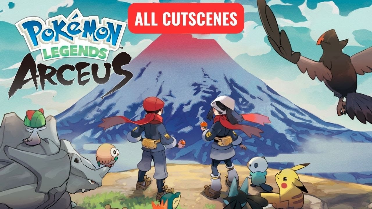 MAIN GAME ALL CUTSCENES - Pokemon Legends Arceus - YouTube