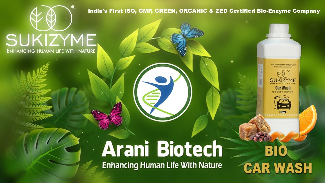 SUKIZYME -BIO- CAR WASH, Derived from Citrus BioEnzyme. Arani Biotech ...