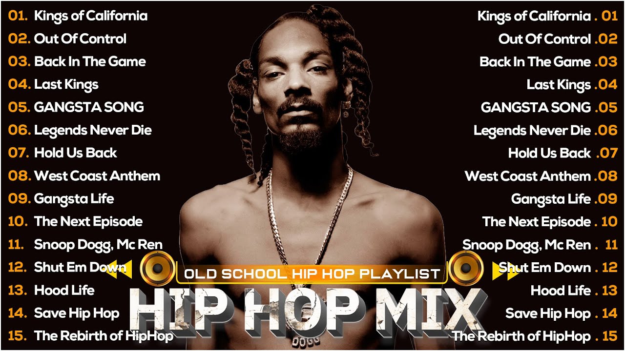 OLD SCHOOL HIP HOP HITS - GANGSTA RAP SONGS (Melhorar a capacidade de ...
