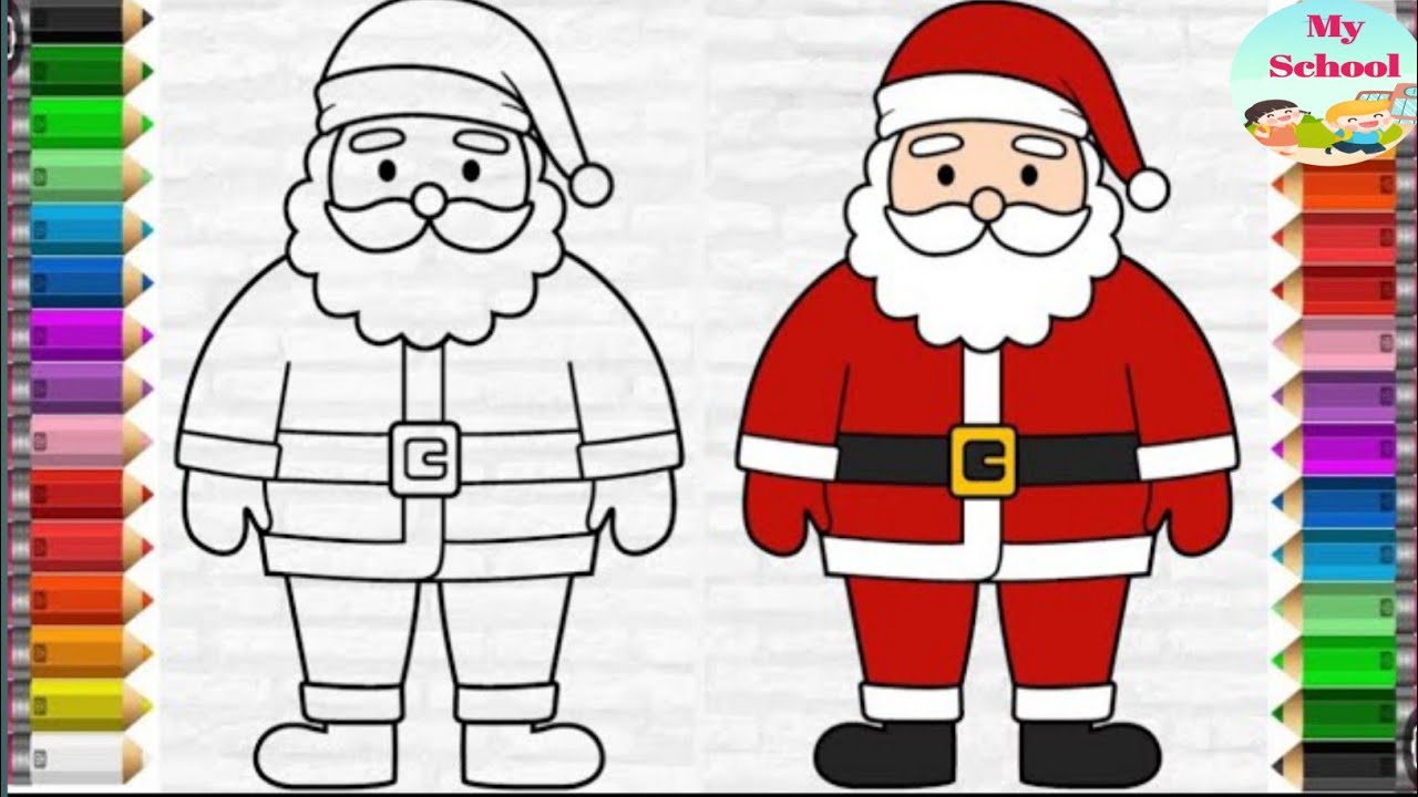 Draw Santa Claus drawing, draw Santa Claus, drawing #drawing #santa # ...