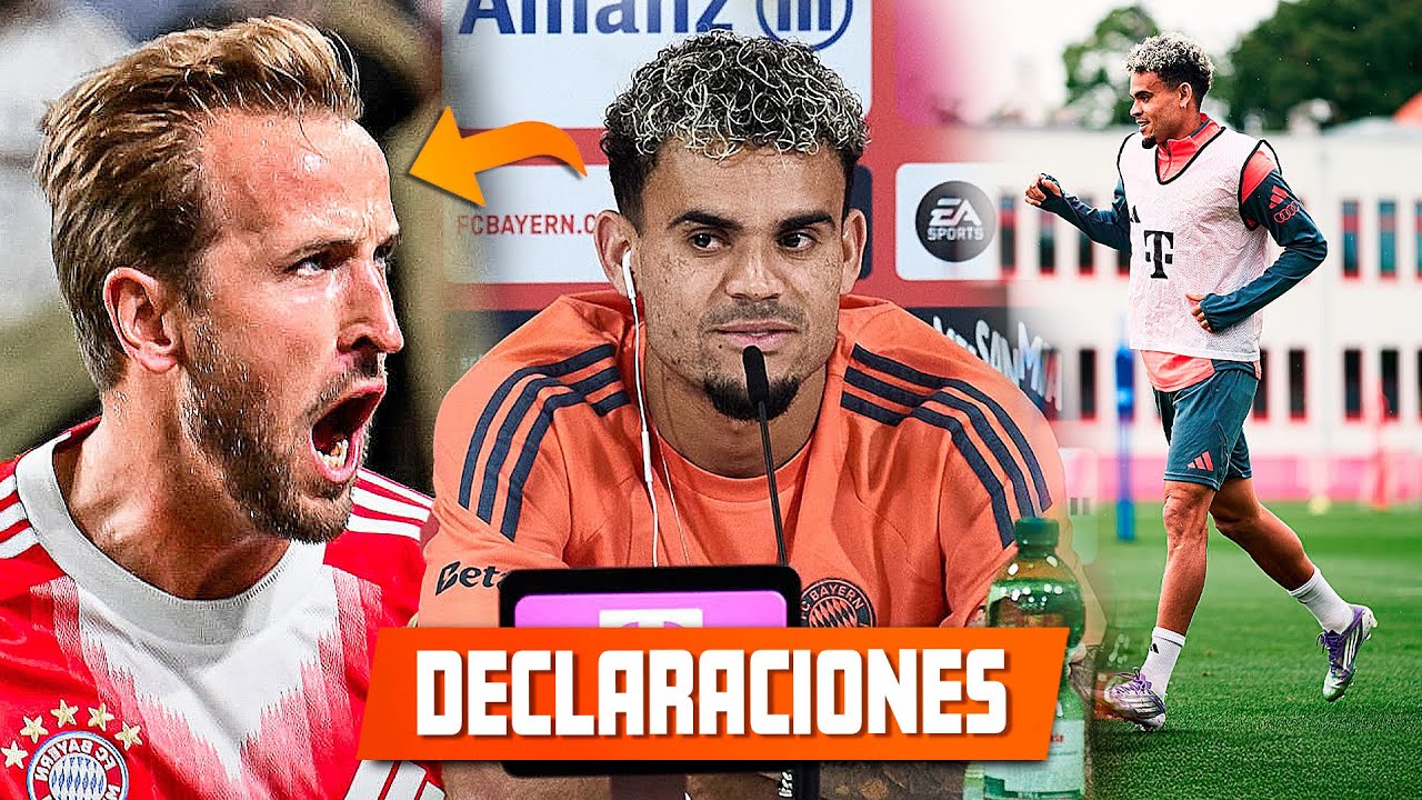 ESTO DIJO HARRY KANE de LUIS DIAZ LE SORPRENDE UNA COSA l DECLARACIONES ...