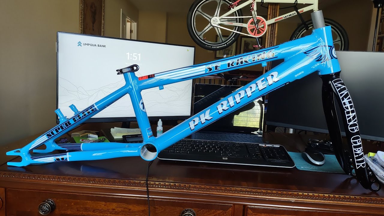 My 2022 PK Ripper Elite / new BMX race frame and fork - YouTube