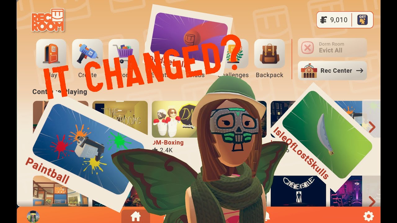 Rec Room Changed The Menu? ll Update On RR - YouTube