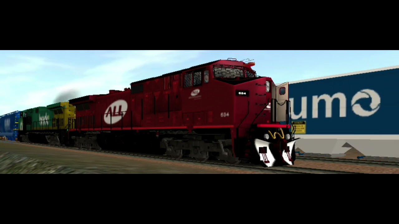 Ligando a GE AC44I ALL. Trainz simulator Android Brasil - YouTube