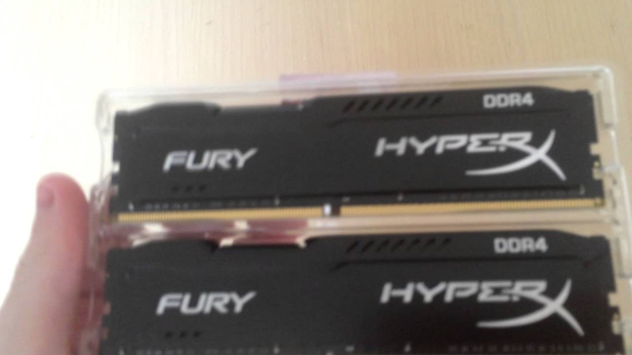 Fury HyperX 16GB Ram Sticks Unboxing/Review - YouTube