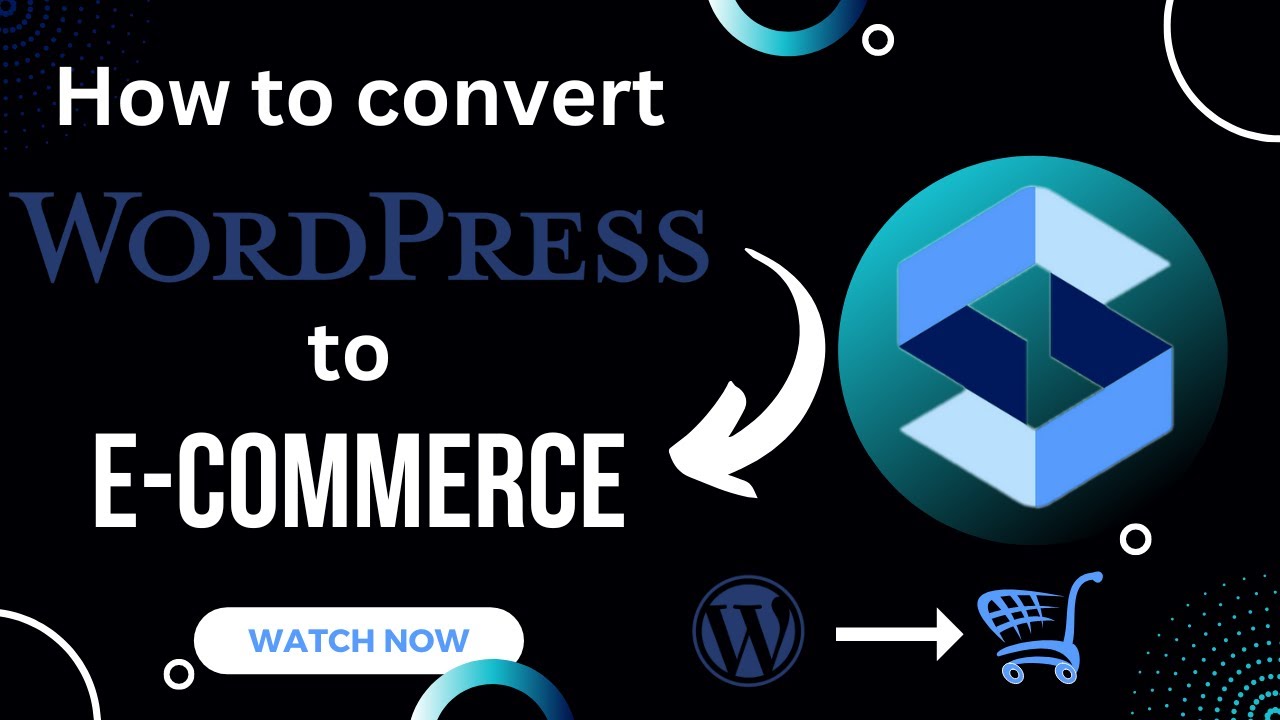 Convert WordPress web to E-commerce web | Saad Skiller - YouTube