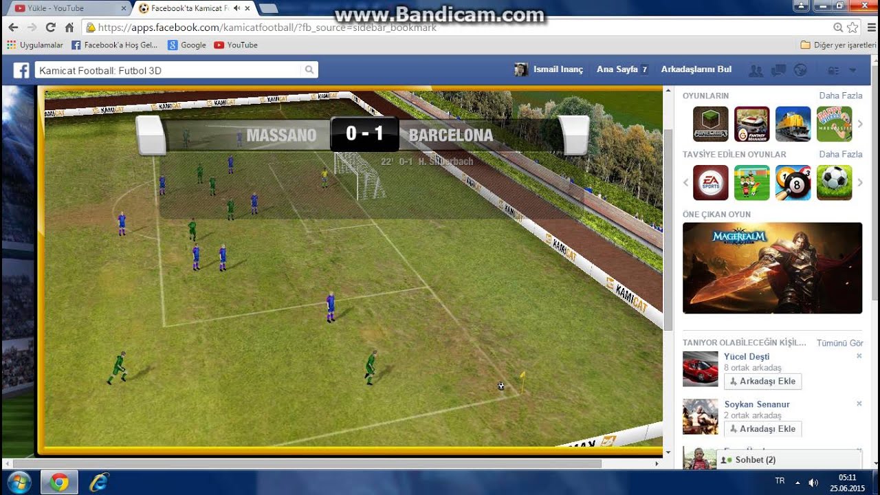 kamicat football 2015 oynayış 1.bölüm - YouTube