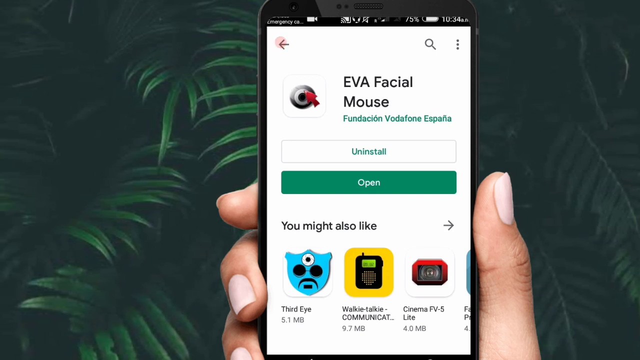 Eva facial mouse for android | control your android mobile using your ...