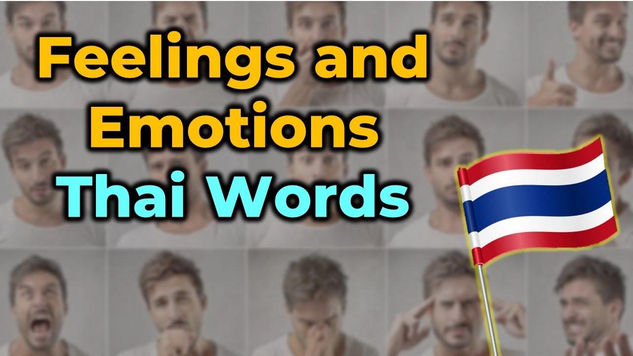 Feelings and Emotions Vocabulary in Thai | Intermediate-Advanced Thai ...