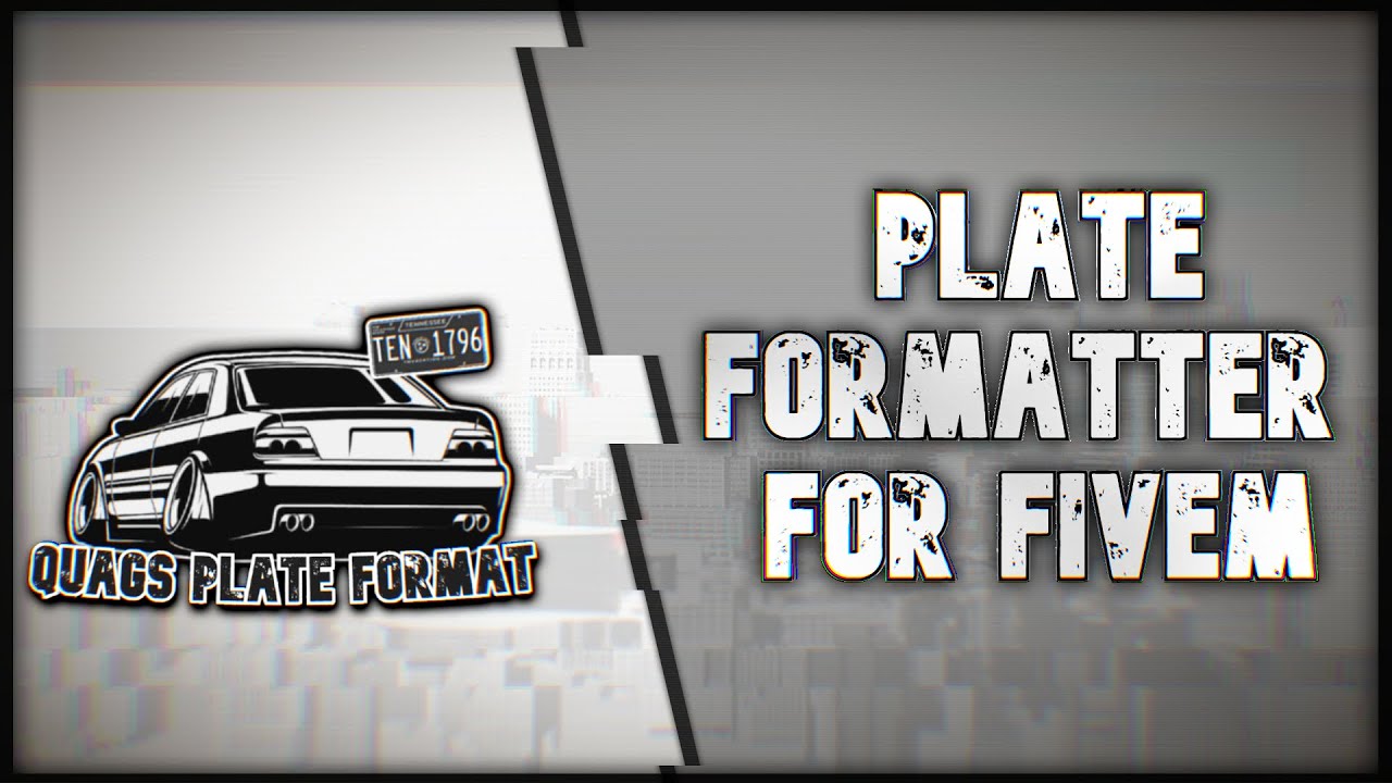 Quags Plate Format Showcase | FiveM Scripts | Standalone - YouTube