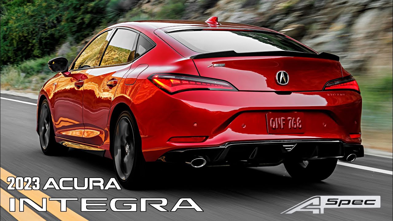 2023 Acura Integra A-Spec | Sporty 5-door Liftback - YouTube