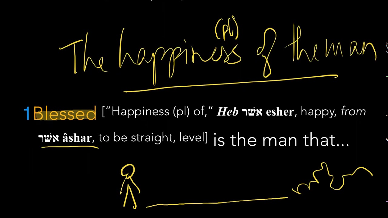 Psalm 1: With a Hebrew Perspective - YouTube