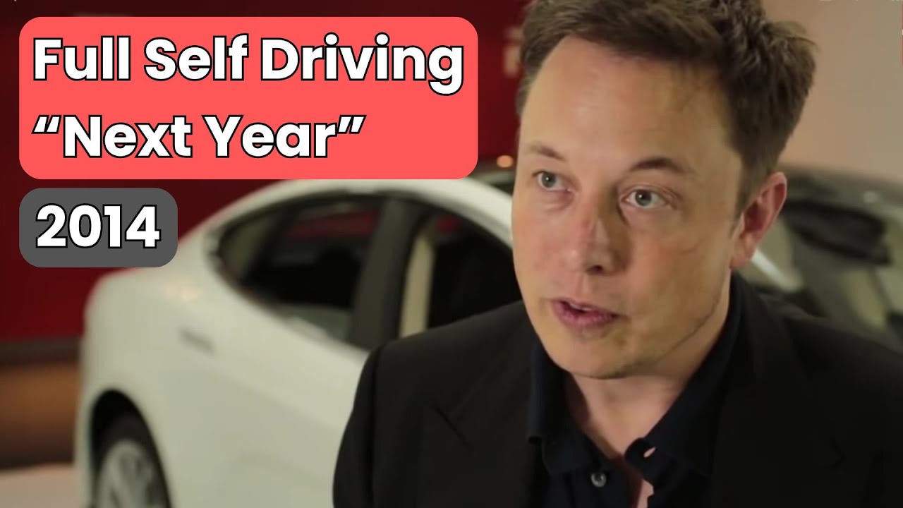 Elon Musk Promises Full Self-Driving "Next Year" - YouTube
