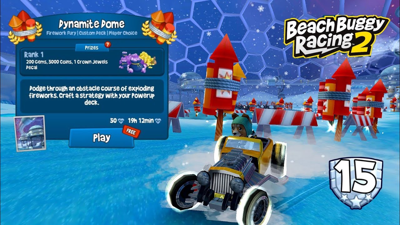 Dynamite 🧨 Dome BB Racing 2 🏁 Firework Fury #beachbuggyracing2 # ...