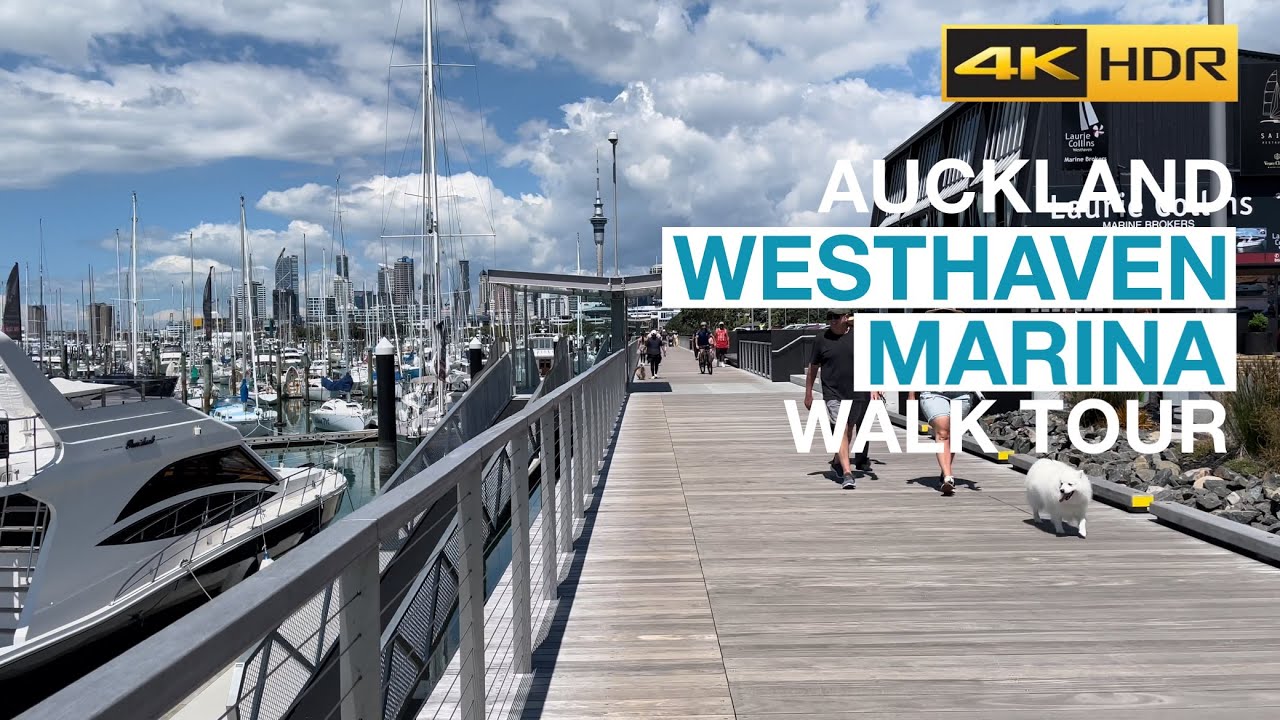 Westhaven Marina to Queen Street Walking Tour - Auckland, New Zealand ...