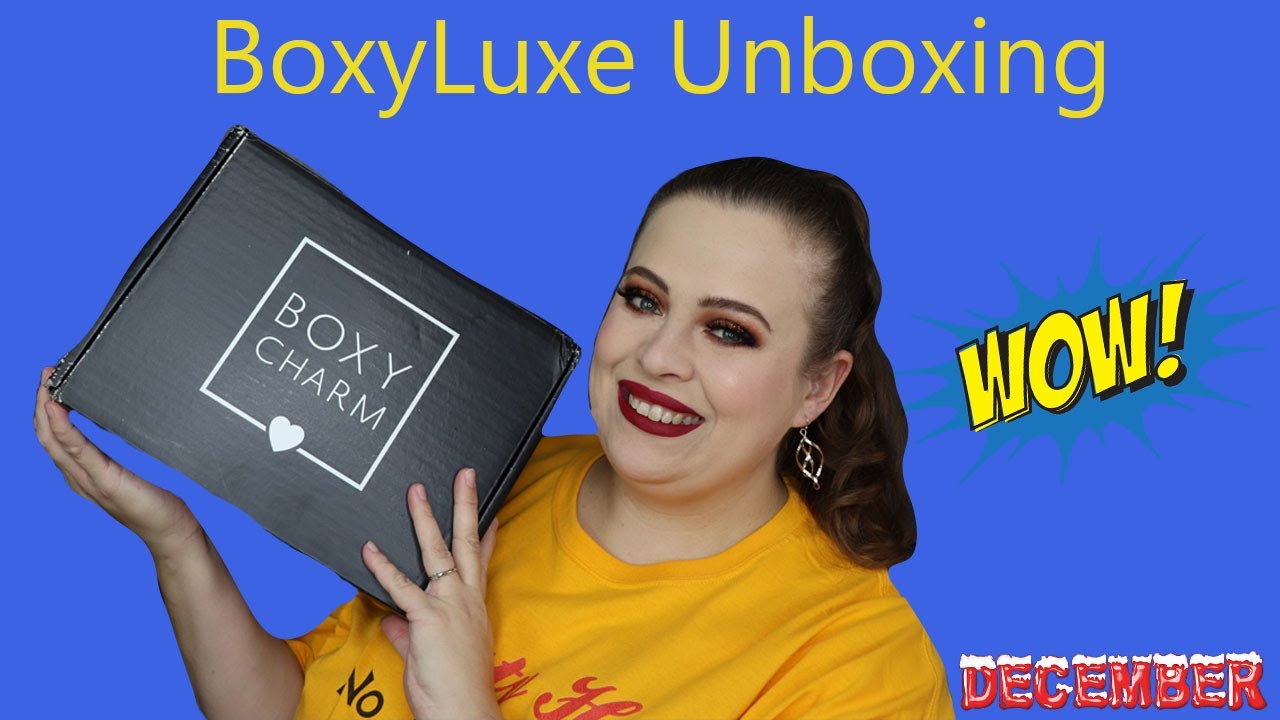 BOXYLUXE DECEMBER 2019 - YouTube