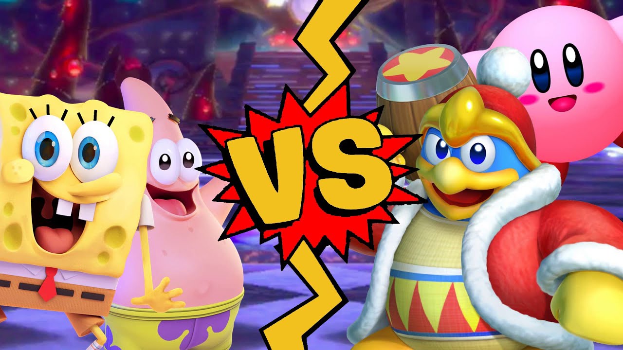 M.U.G.E.N Battles | SpongeBob/Patrick vs Kirby/King DeDeDe | SpongeBob ...
