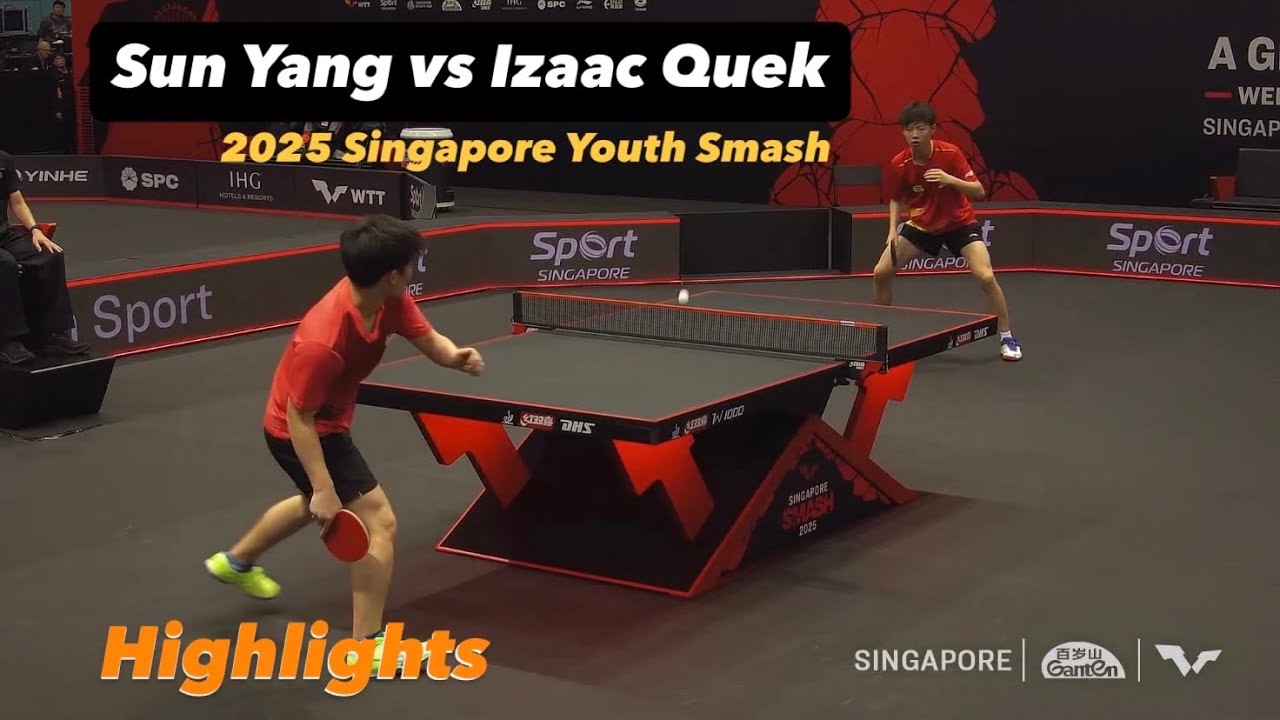Sun Yang 孙杨 vs Quek Izaac | 2025 Singapore Youth Smash (Group ...