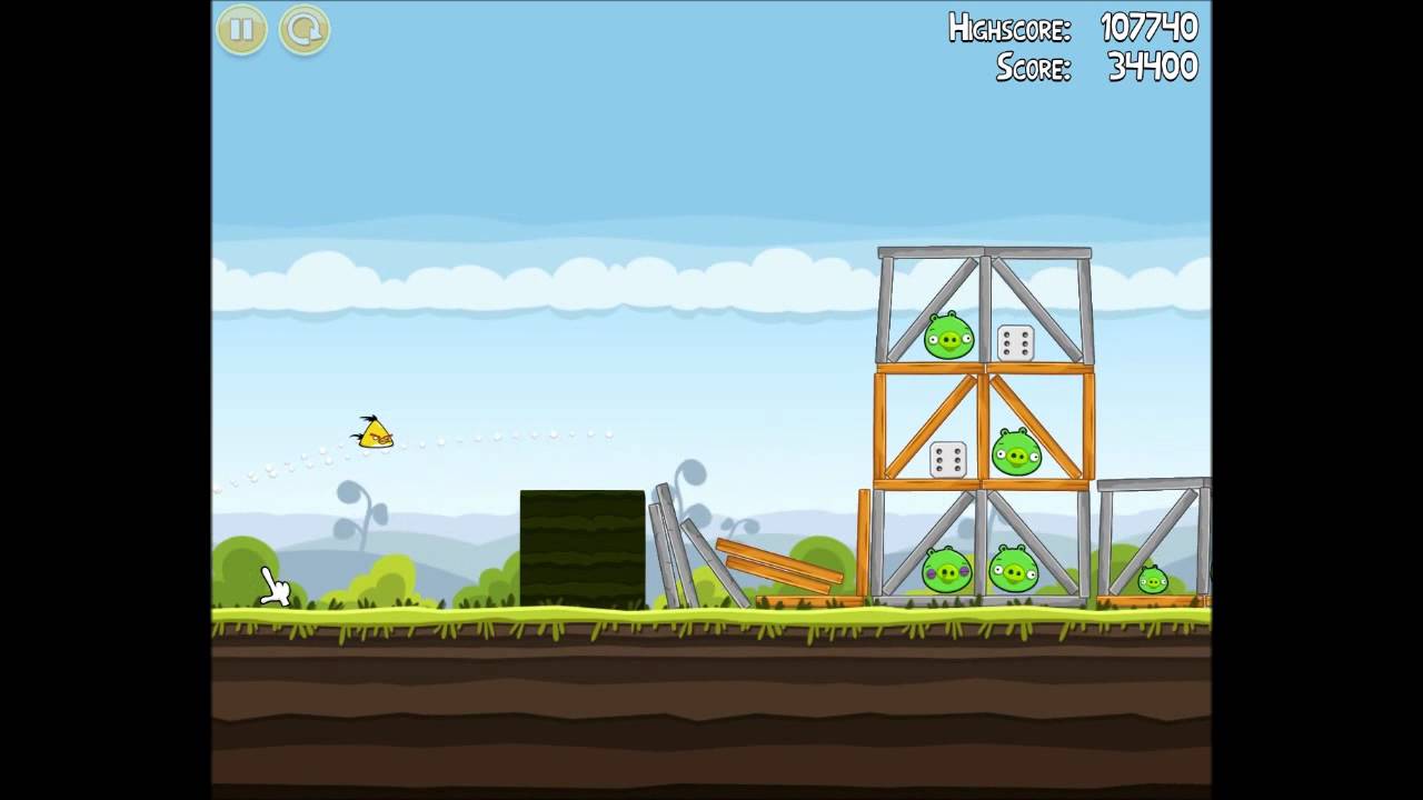 Angry Birds Walkthrough Level 4-20 [3 Stars] - YouTube