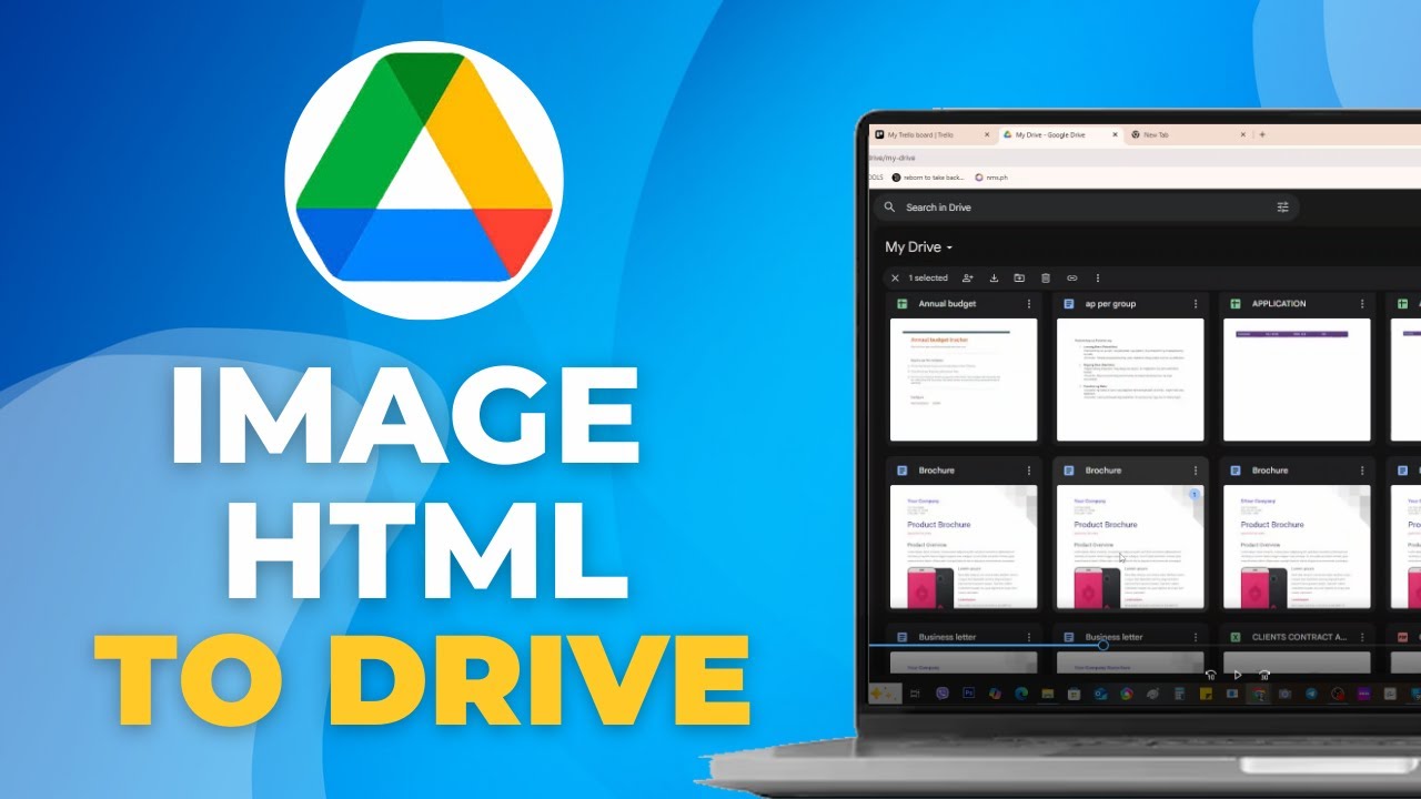 How To Use Google Drive Image In Html And Websites - YouTube