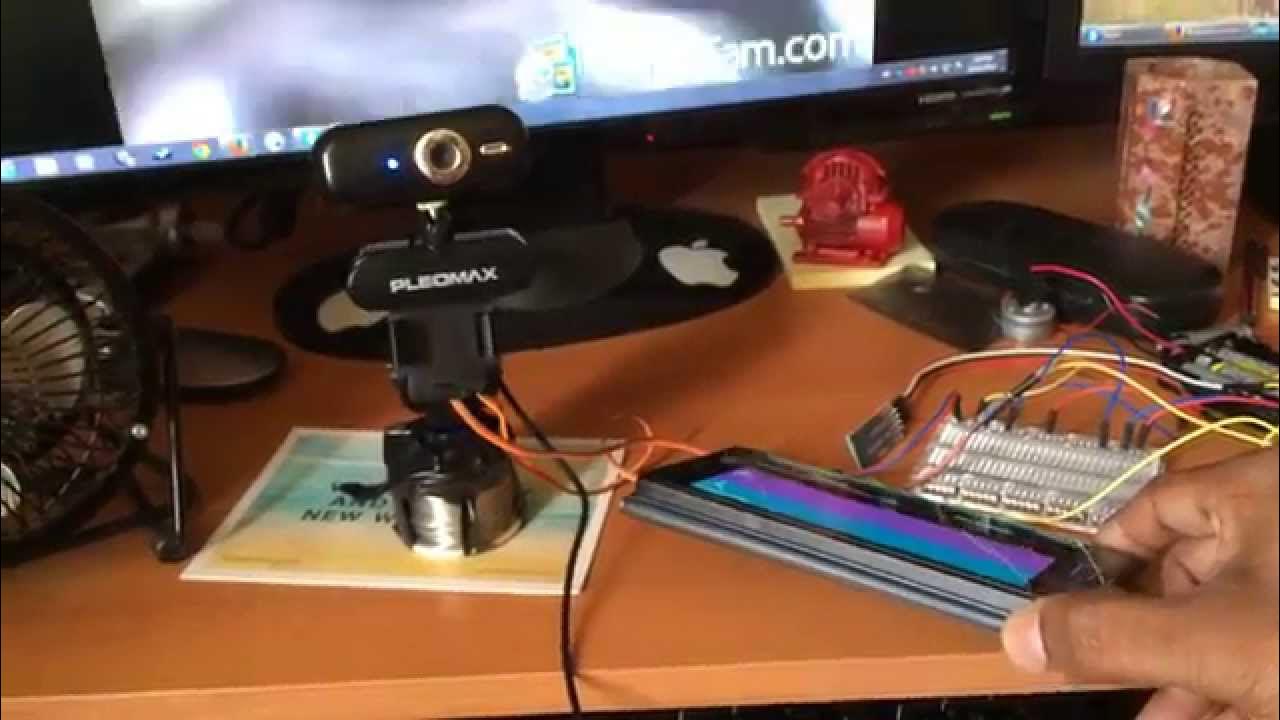 Samsung Note Edge Controlled PTZ camera Arduino - YouTube