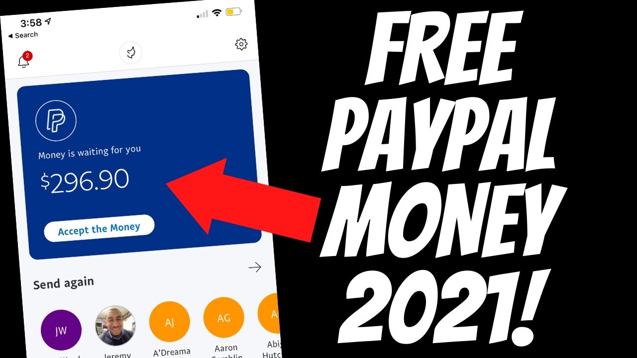 Free PayPal Money - How To Get PayPal Money Free In 2021 Step By Step ...